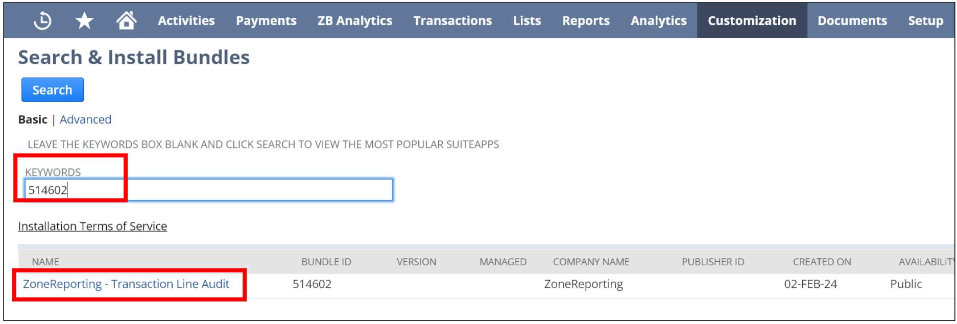 Zone Data Platform: Transaction Line Audit – ZoneReporting Knowledge Base