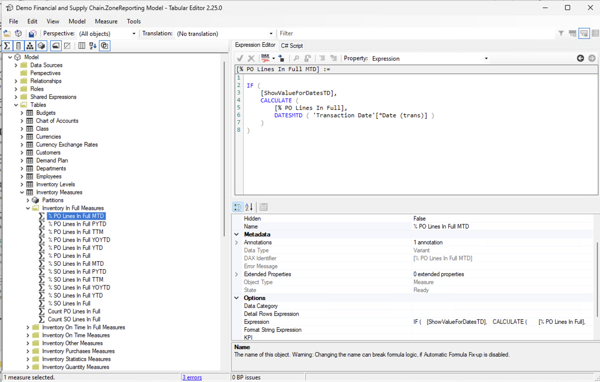 Obtaining Measure Definitions from Tabular Editor – ZoneReporting Knowledge Base
